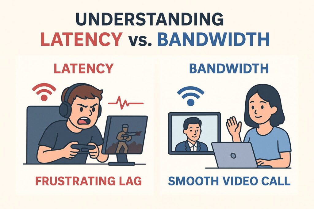Latency vs. Bandwidth: Key Insights for Gamers and Workers